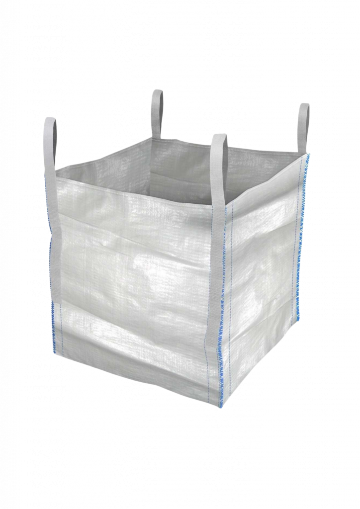 Pre-Packed Bulk Bags 85x85x85cm FIBC’s Big Bag Open Top & Flat Base One ...
